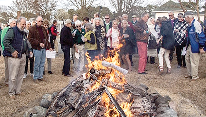 Sock burning activity marks the beginning of bay boating season ...
