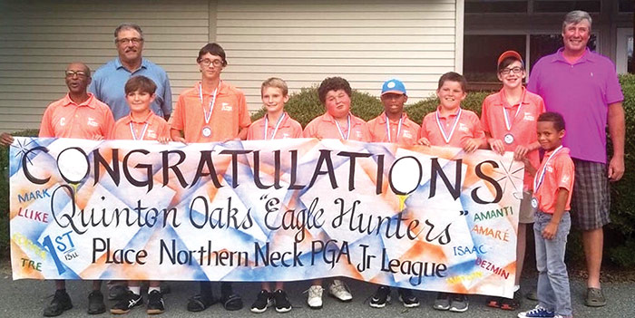 Quinton Oaks Eagle Hunters place first in Northern Neck PGA Junior ...