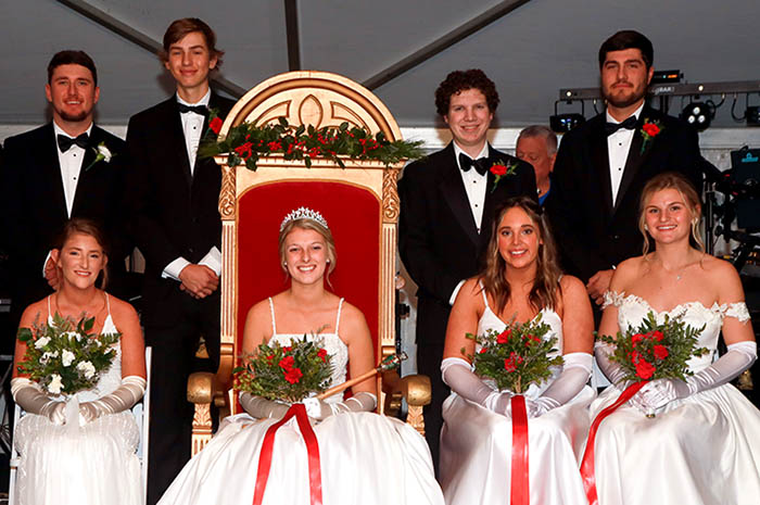 Miss Dameron crowned queen of the 127th Holly Ball - Rappahannock Record
