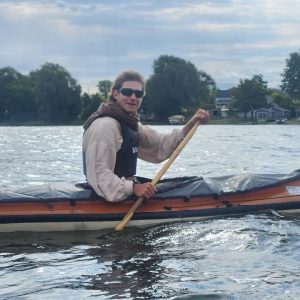 Peter Frank makes local pit stops on 6,000-mile canoe challenge ...