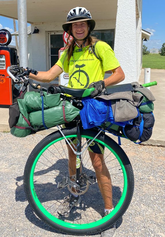 Peter Frank makes local pit stops on 6,000-mile canoe challenge ...