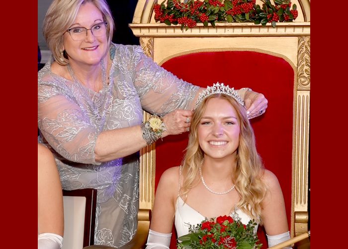 Nathalie Elizabeth Biddlecomb crowned queen of the 128th Holly Ball ...